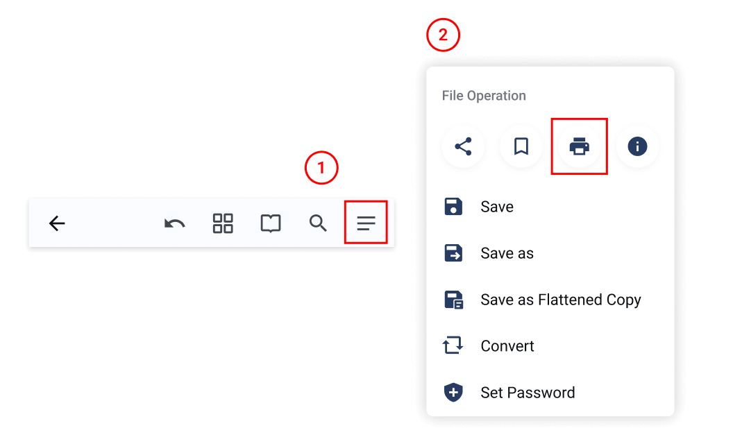 How To Print PDF Files Android Help PDF Reader Pro